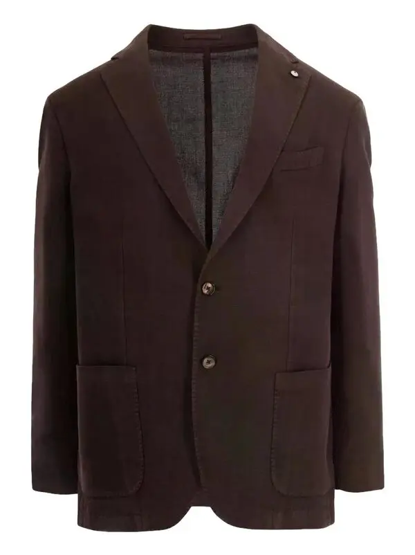 L.B.M. 1911 Single-breasted Blazer - Brown