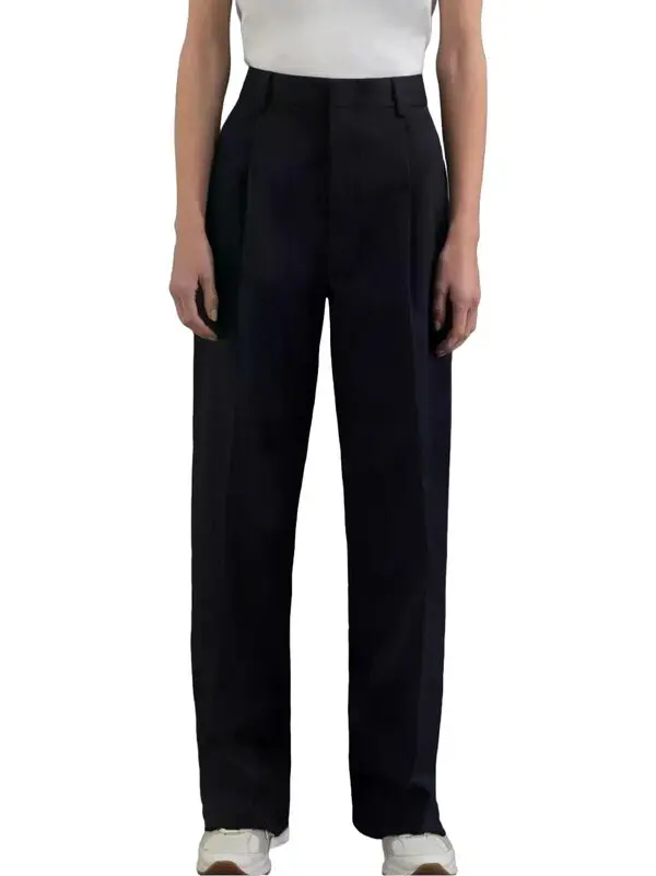 MOORER Ofilia Pleated Trousers - Blue