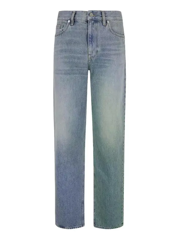 Gucci Stonewashed Wide-leg Jeans - Blue