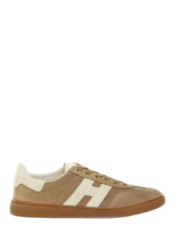 Hogan Lace-up Suede Sneakers - Neutrals