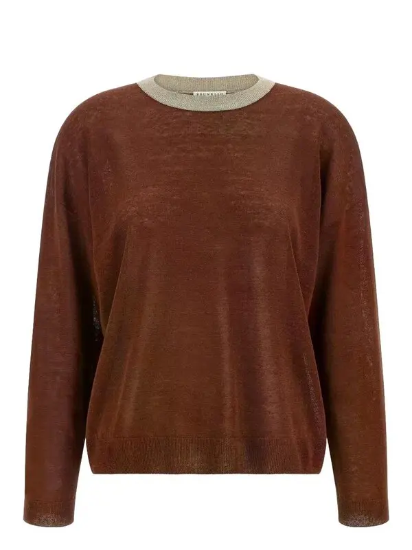 Brunello Cucinelli Semi-transparent Sweater - Brown
