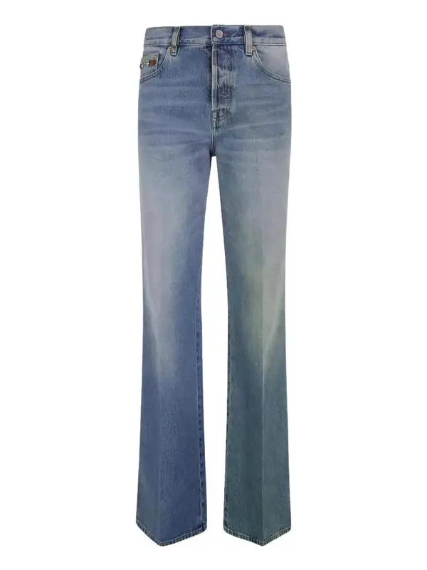 Gucci Horsebit Flared Jeans - Blue