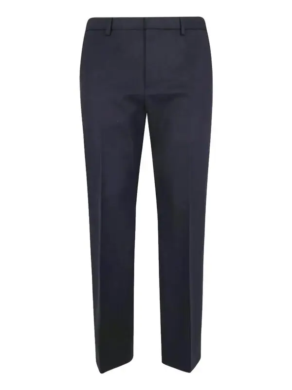 Gucci Tailored Web-stripe Trousers - Blue