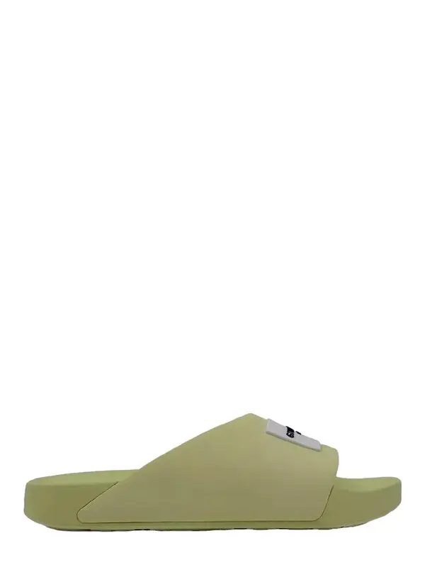 Givenchy Logo-patch Slides - Green