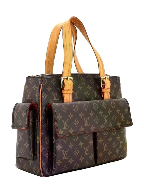 LOUIS VUITTON Multipli Cite Handbag Monogram Canvas Satchel - Brown