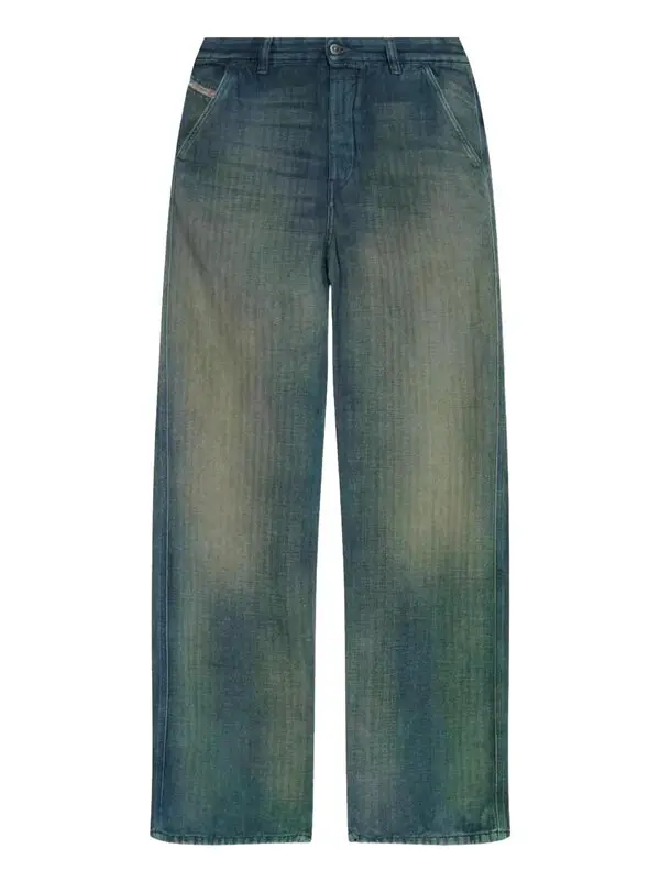 DIESEL® D-phant-chino Herringbone Faded Jeans - Blue