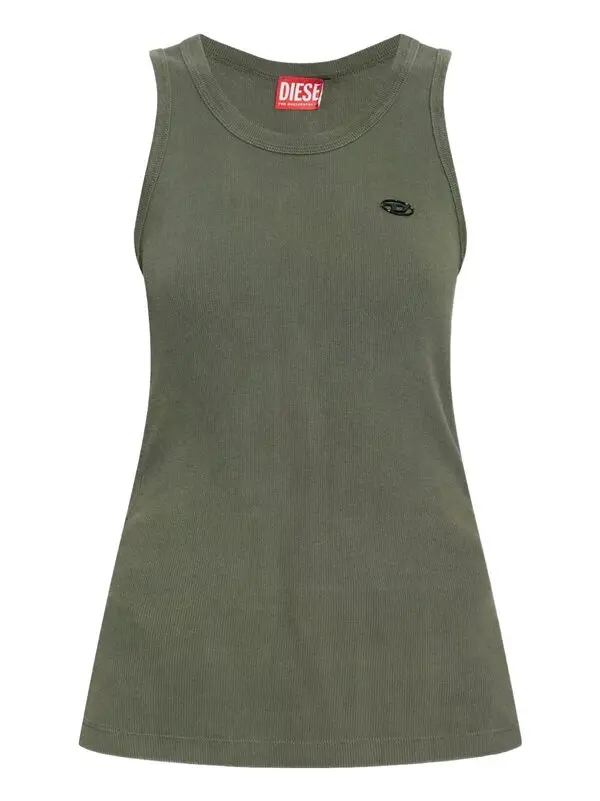 DIESEL® Ribbed Tank Top - Green