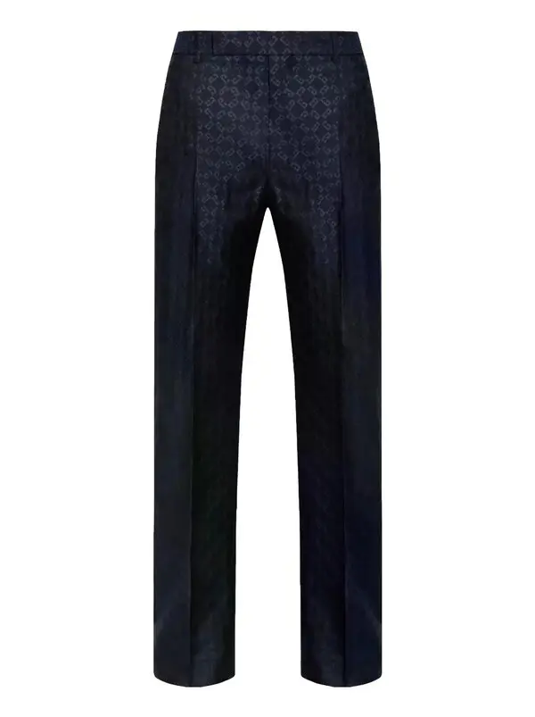 Givenchy Monogram Jacquard Trousers - Blue
