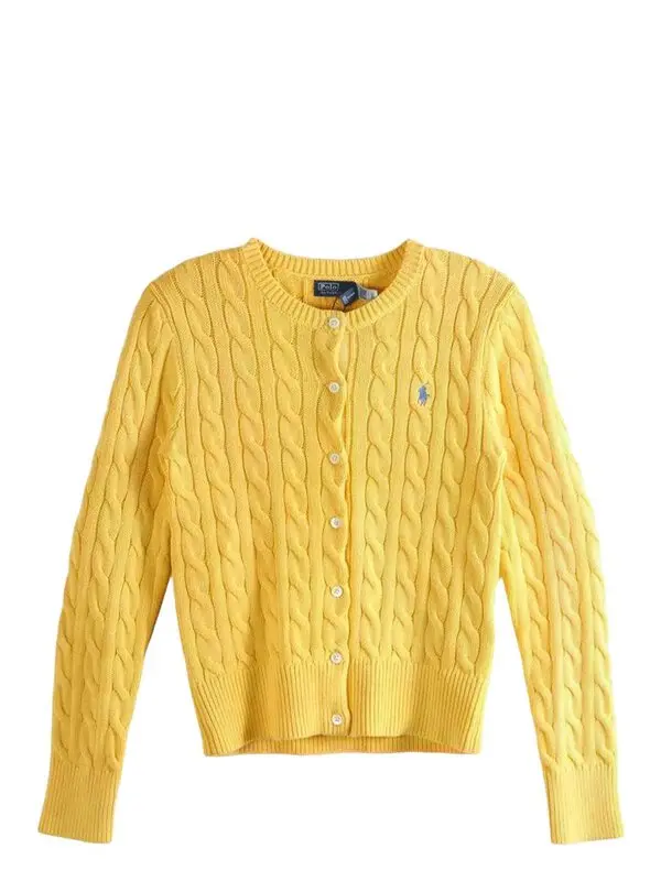 Polo Ralph Lauren Cable-knit Cardigan - Yellow