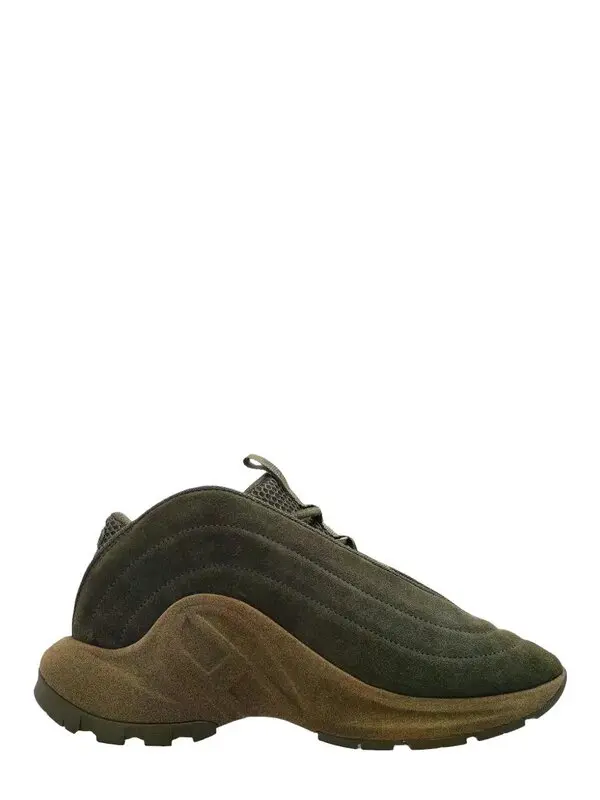 DIESEL® S-d-runner Suede Panelled Sneakers - Green