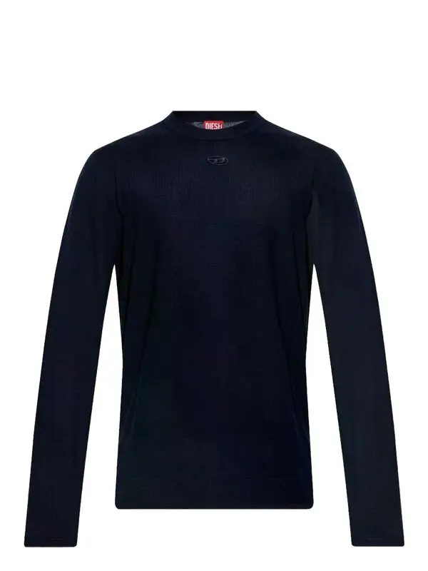 DIESEL® K-valiam Long-sleeved T-shirt - Blue