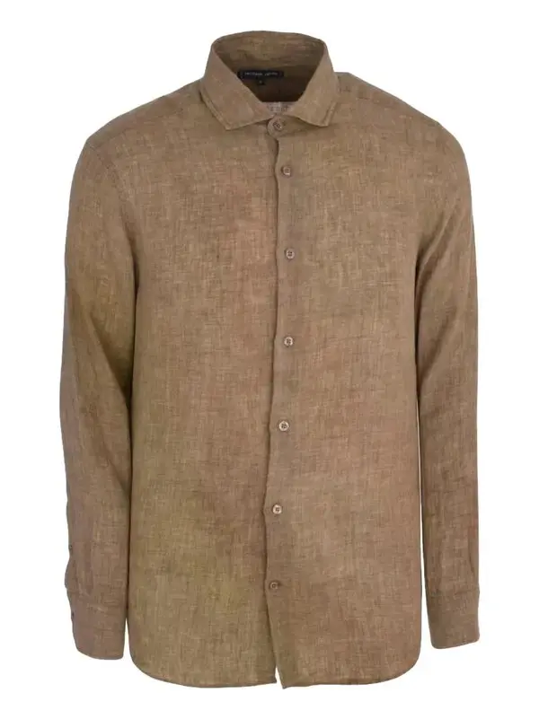 Frescobol Carioca Antonio Linen Shirt - Neutrals
