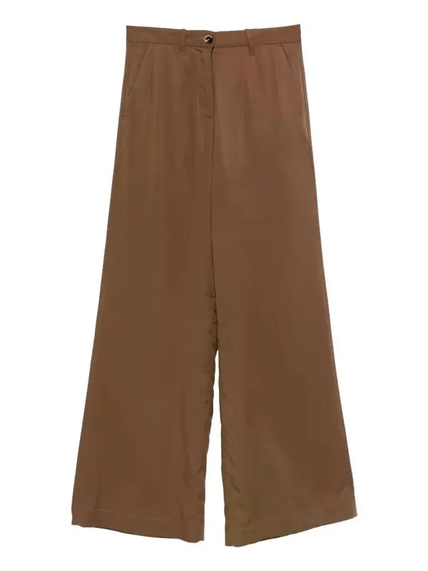 NINE:INTHE:MORNING Nadia Palazzo Pants - Brown