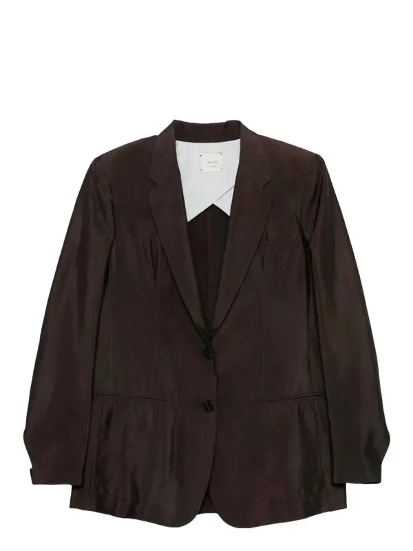 ALYSI Notched-lapel Blazer - Brown