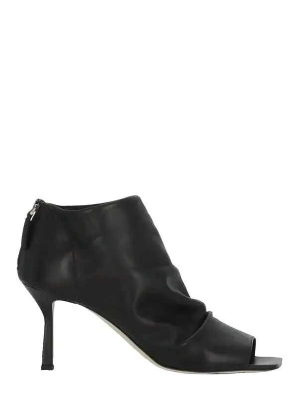 THE SELLER Ruched Open-toe Pumps - Black