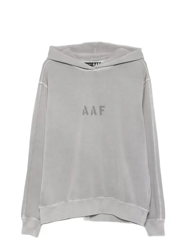 APPLIED ART FORMS Logo-print Hoodie - Grey