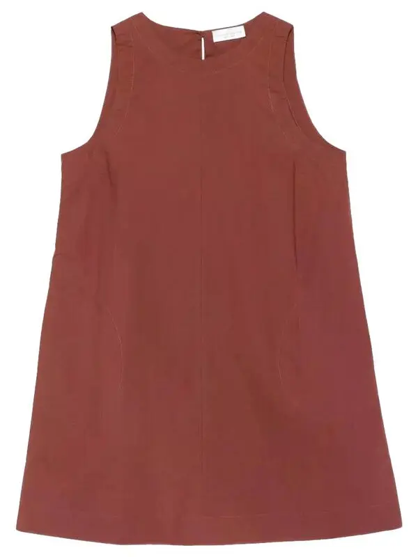 ROBERTO COLLINA A-line Mini Dress - Brown