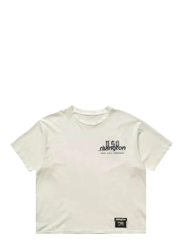 RRR123 Graphic-print T-shirt - Neutrals