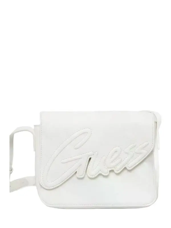 Guess Logo Crossbody Bag - White