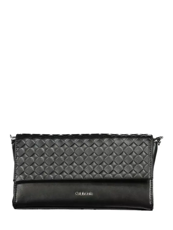 Calvin Klein Quilted Design Shoulder Bag - Black
