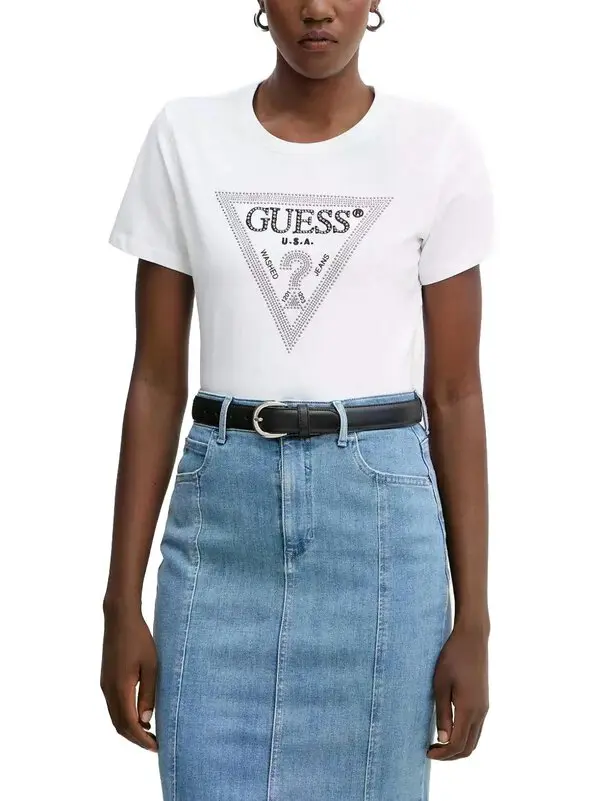 Guess Crystal-embellished T-shirt - White
