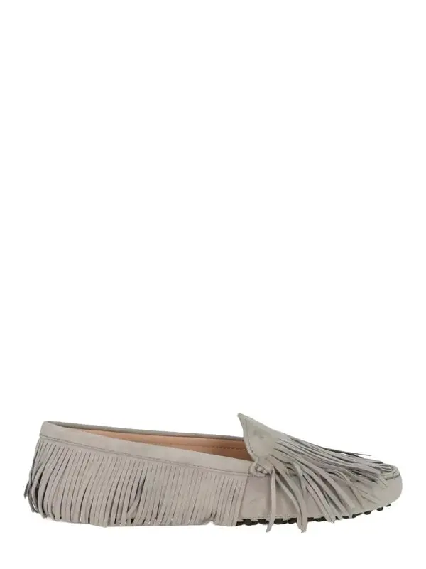 TOD'S Fringed Loafers - Grey