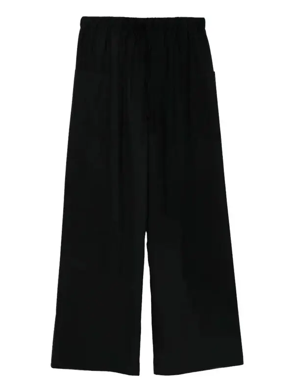 MARINA YEE Juno Wide-leg Trousers - Black