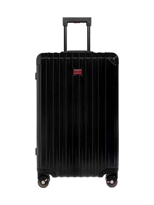 DIESEL® Ribbed Logo-plaque Suitcase - Black