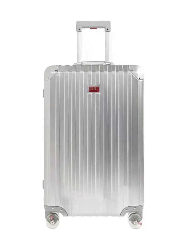 DIESEL® Ribbed Logo-plaque Trolley - Silver