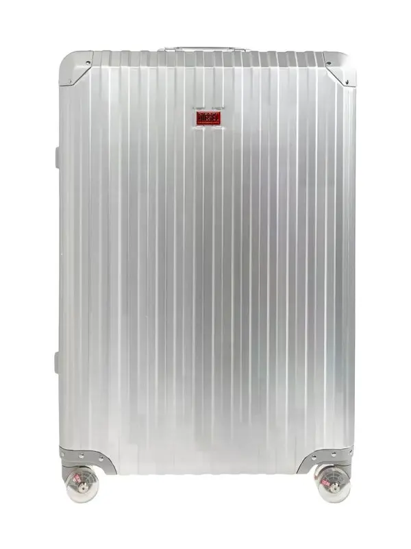 DIESEL® Grooved Suitcase - Silver