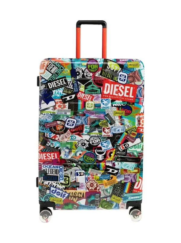 DIESEL® Printed Suitcase - Red