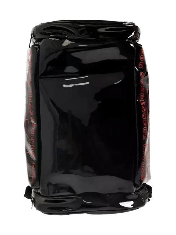 DIESEL® Logo-print Backpack - Black