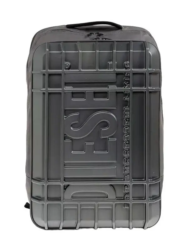 DIESEL® Embossed Logo Backpack - Grey