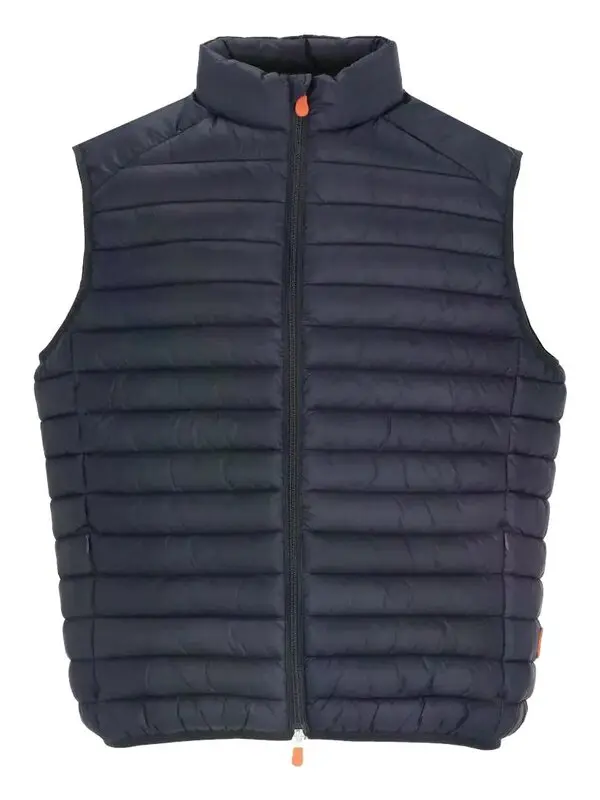 SAVE THE DUCK Quilted High-neck Gilet - Blue