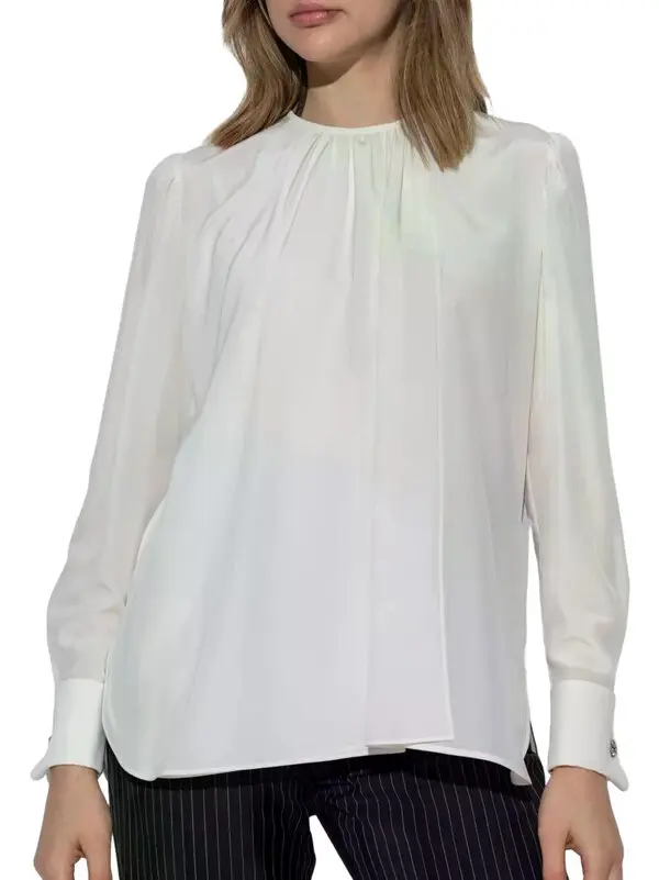 Max Mara Silk Blouse - White