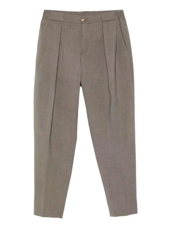 BRIGLIA 1949 Pleated Trousers - Brown
