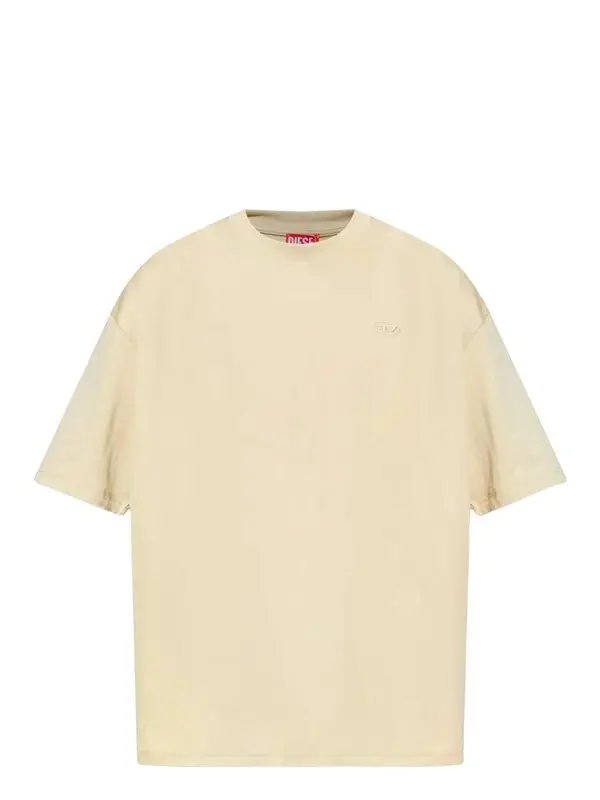 DIESEL® Embroidered Logo T-shirt - Neutrals