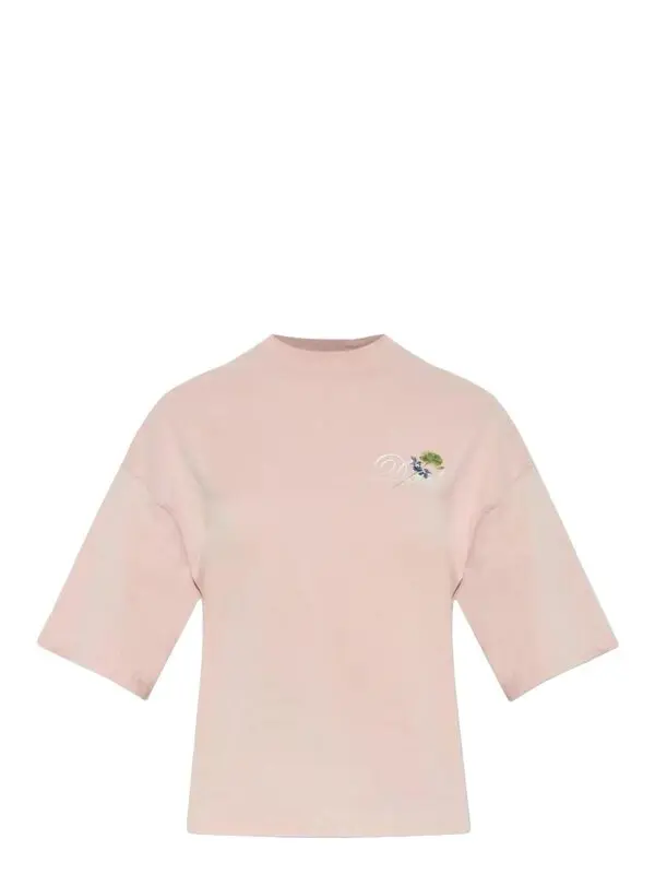 DIESEL® Embroidered Logo T-shirt - Pink