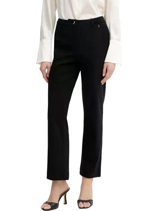 Guess Logo-plaque Trousers - Black