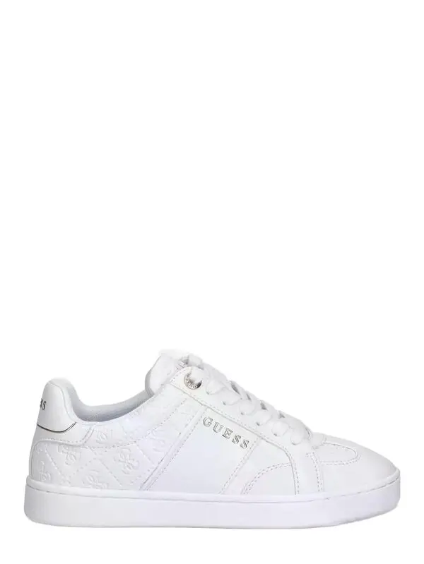 Guess Tablita Logo-detail Sneakers - White