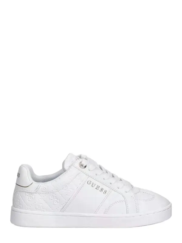 Guess Tablita Logo-detail Sneakers - White