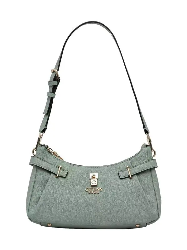 Guess Buckle-detail Shoulder Bag - Green