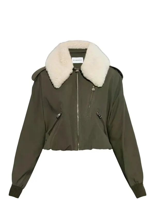 Givenchy Zip-fastening Bomber Jacket - Green