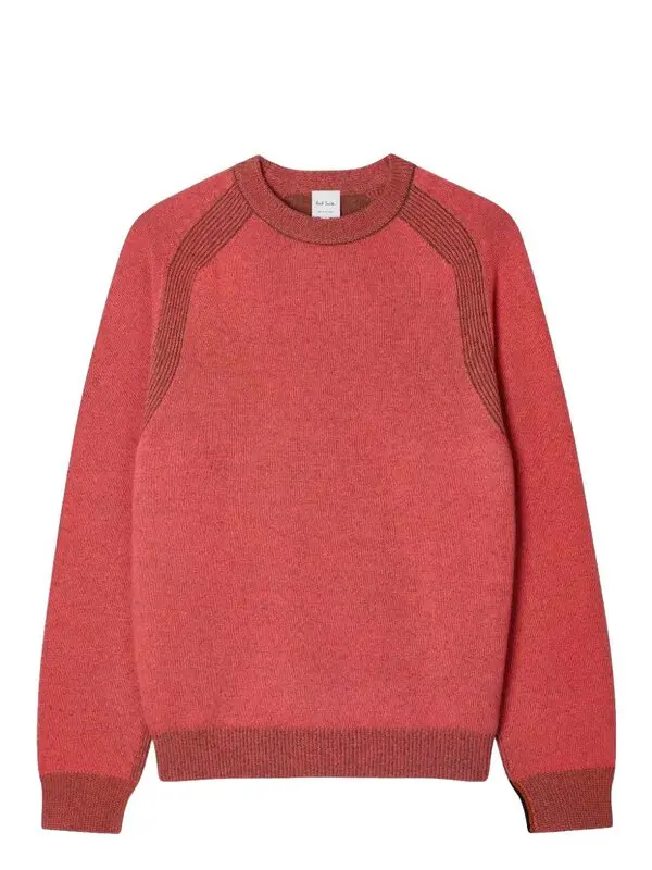 Paul Smith Flecked Raglan-sleeve Sweater - Red