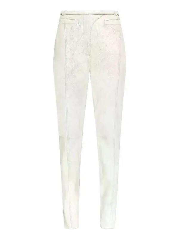 DIESEL® L-croc Panelled Trousers - Neutrals