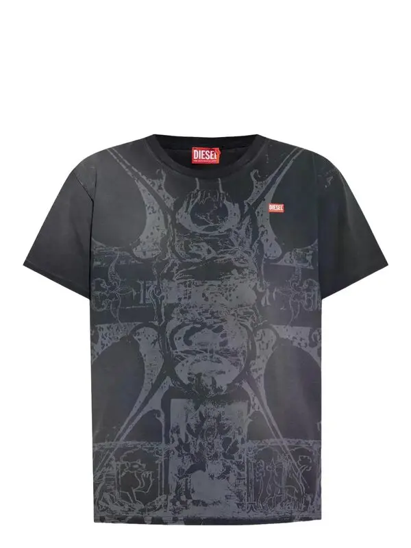DIESEL® Graphic-print T-shirt - Grey