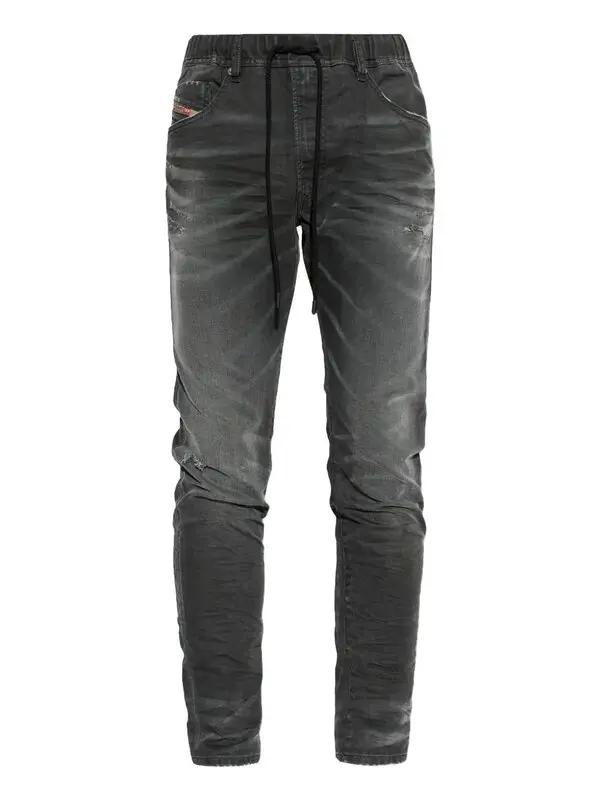 DIESEL® Skinny Jeans With Drawstring Waist - Grey