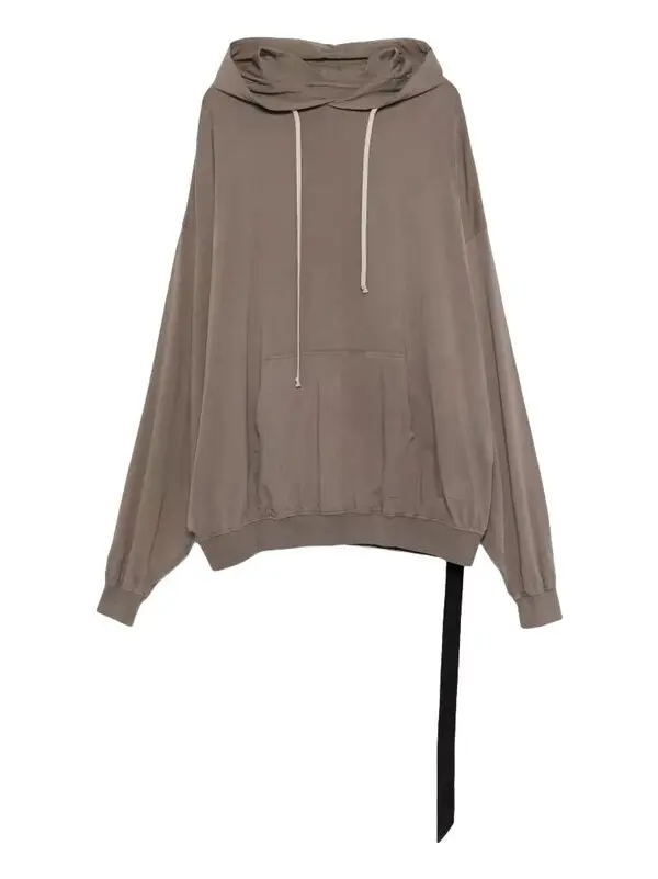 Rick Owens Hooded Pocket Hoodie - Brown