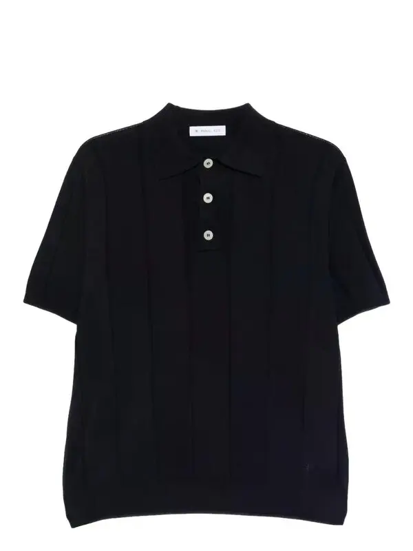 MANUEL RITZ Short-sleeve Polo Shirt - Blue