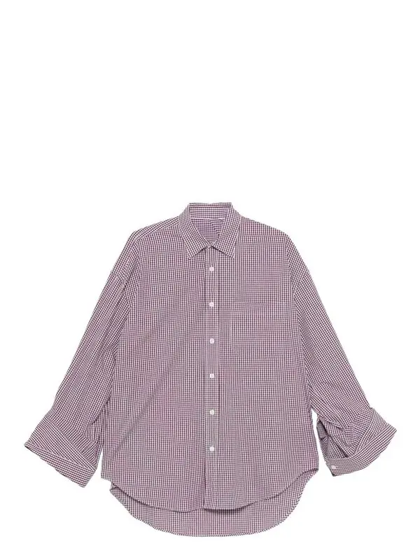MARINA YEE Gingham Shirt - Red